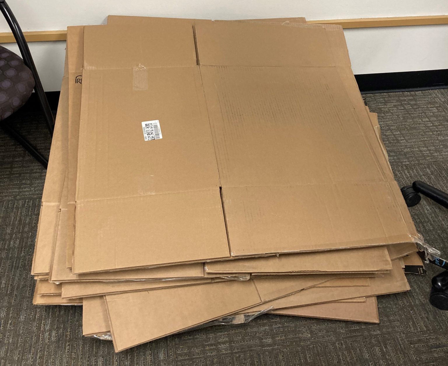 Cardboard Construction – braided STEM
